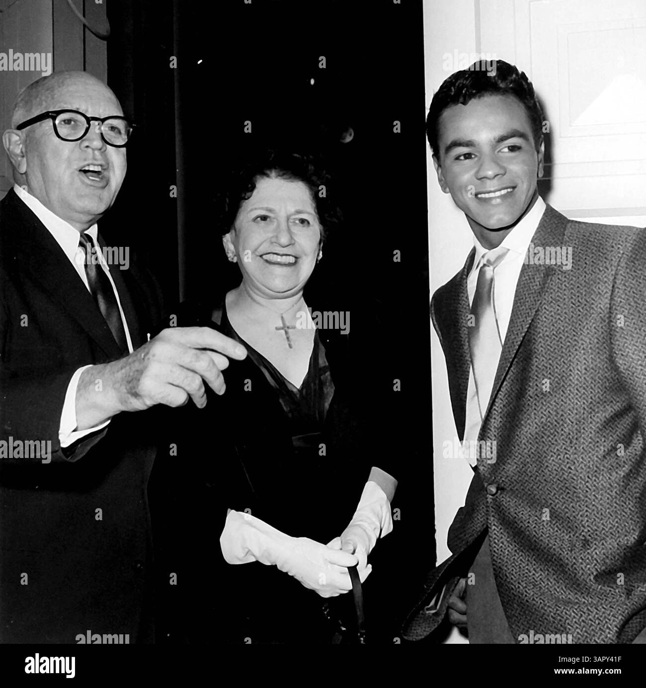Jan. 1, 2011 - JIMMY MCHUGH, JOUELLA PARSONS AND JOHNNY MATHIS.(Credit ...