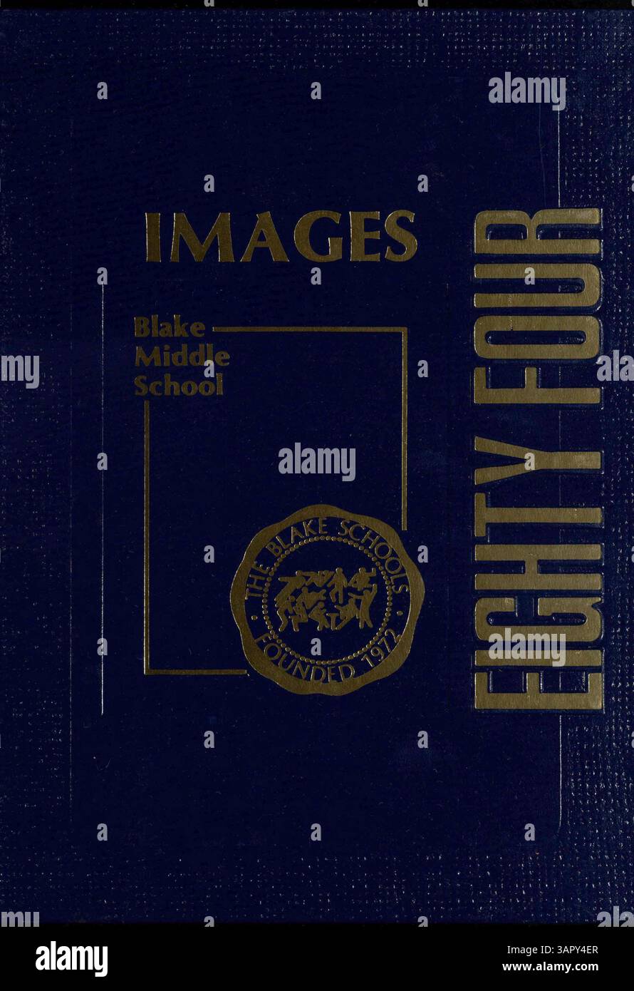 The 1984 Blake Middle School yearbook, 'Images Eighty Four,' captures ...