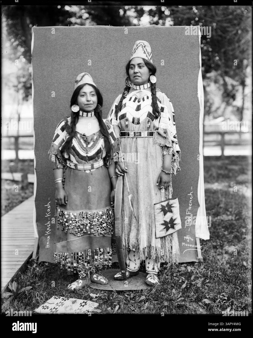 This Lee Moorhouse photograph depicts Anna Kash Kash and Lou French ...