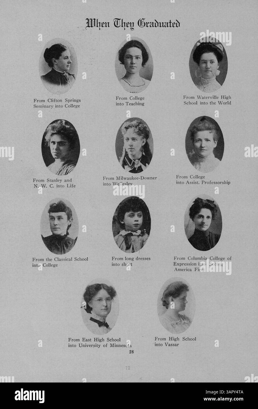 This 1915 school annual from Stanley Hall documents the students ...