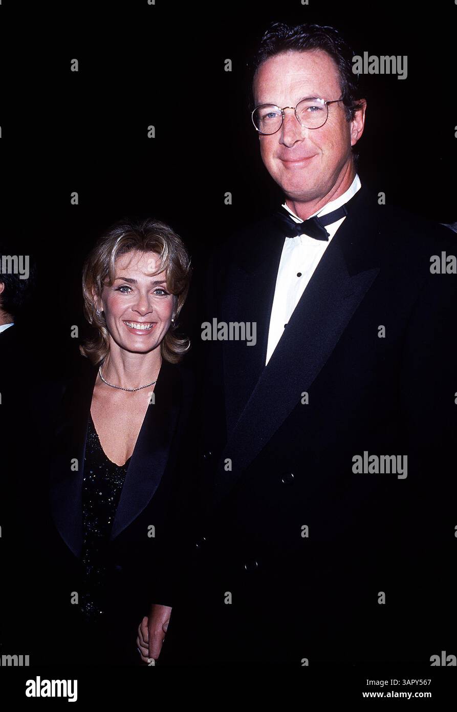 1995 Golden Globe Awards. MICHAEL CRICHTON wife ANNE-MARIE MARTIN ...