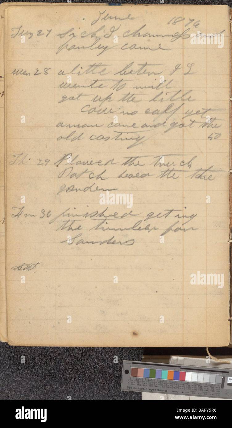 A historical diary covering the period from October 1873 to November 13 ...