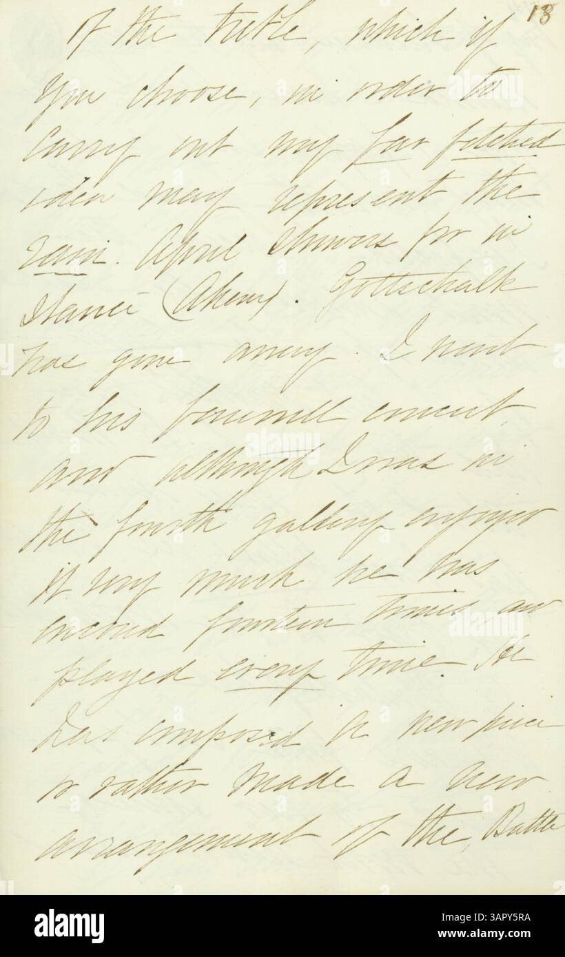 In this letter, Nelly Blow describes Miss Haines, a grand piano, her ...