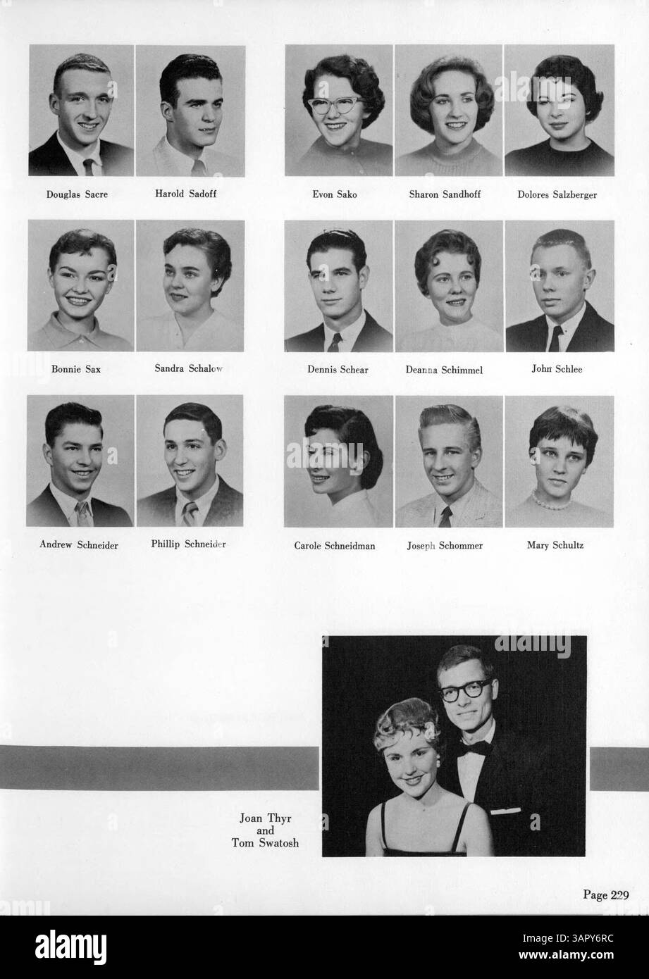 This 1958 'Polaris' Yearbook from North High School documents the 1957 ...