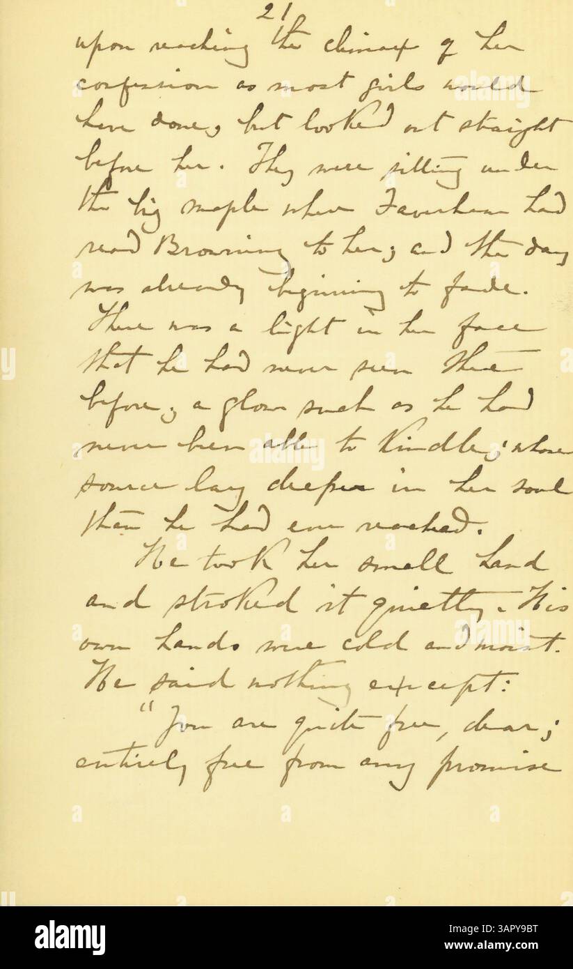 This original manuscript of 'A Mental Suggestion' by Kate Chopin ...