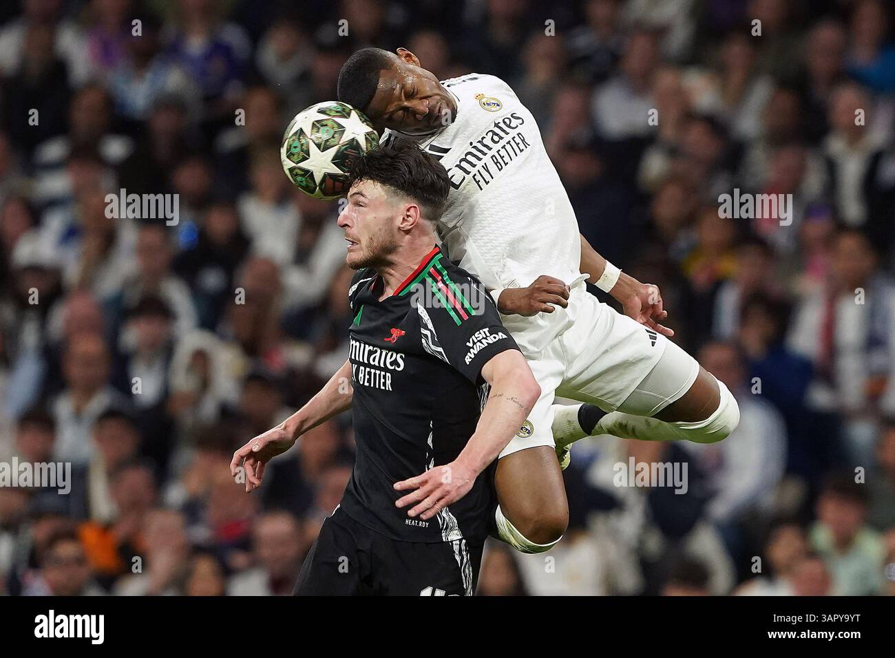 Madrid, Spain. 16th April 2025; Madrid, Spain: Real Madrid CF's David ...