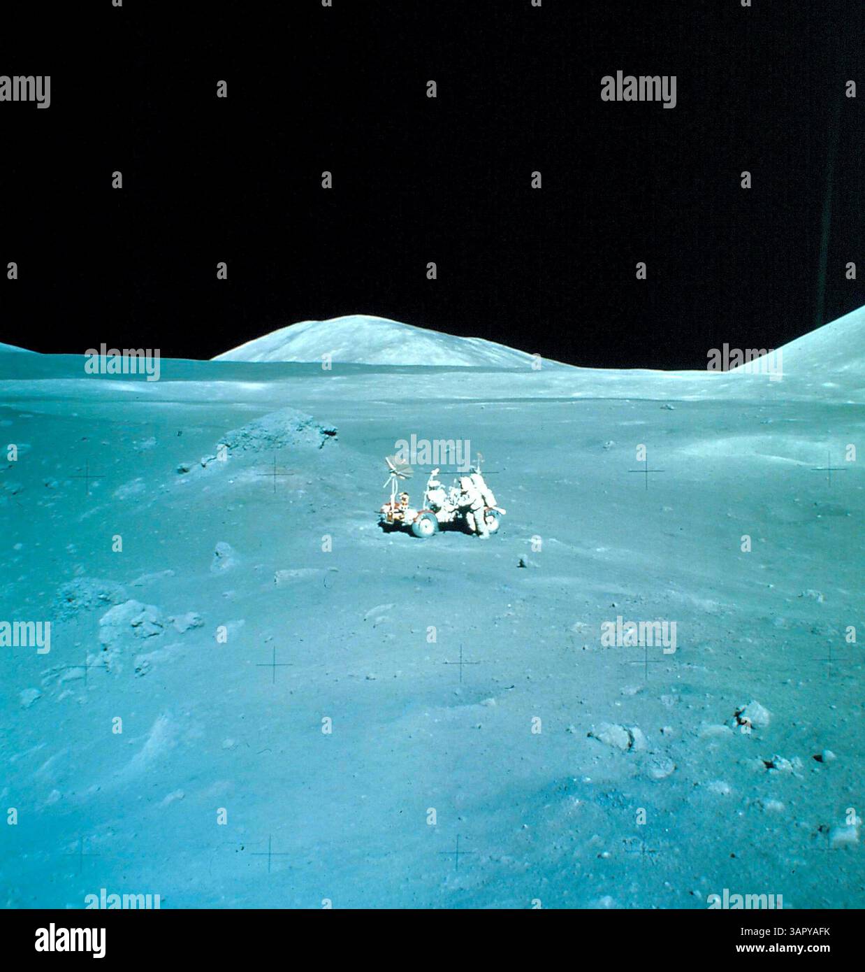 Jan. 1, 2011 - S107101.MOON BUGGY ON THE MOON. PHOTOS(Credit Image ...