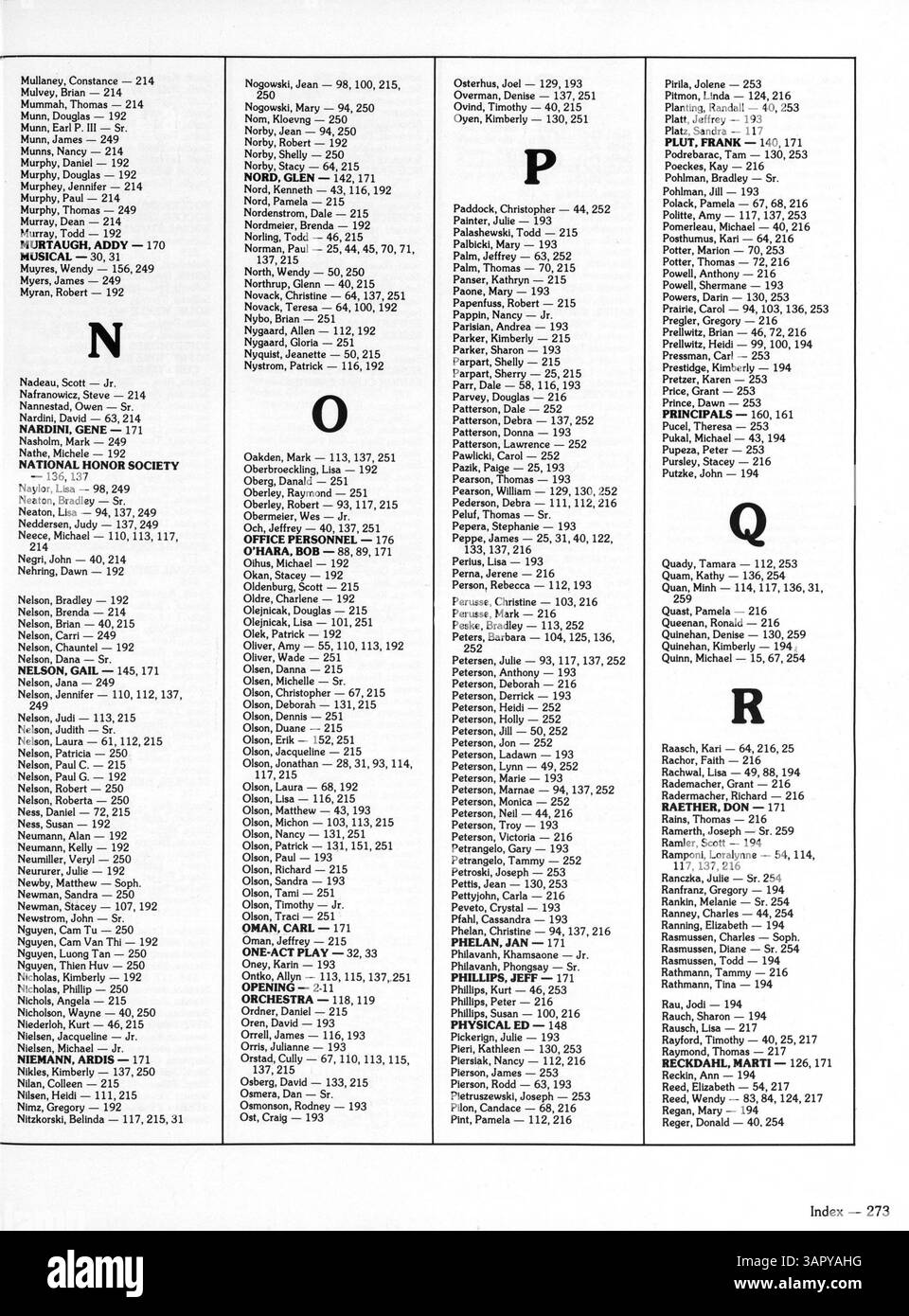 The 1983 'Talons' yearbook from Cooper High School in Robbinsdale ...
