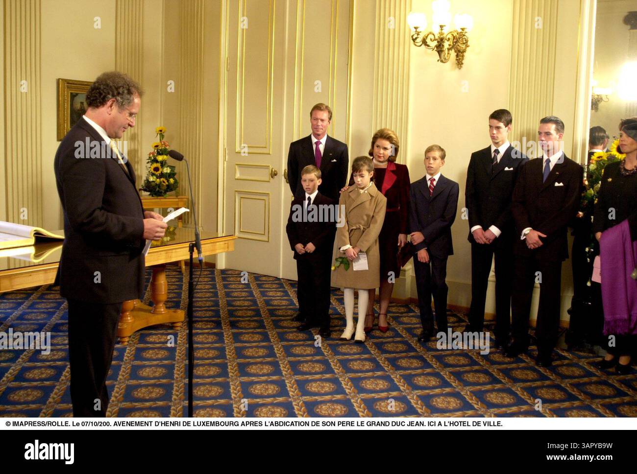 Jan. 1, 2011 - Â© IMAPRESS. PH : GILLES ROLLE. SWEARING IN OF HENRI OF ...