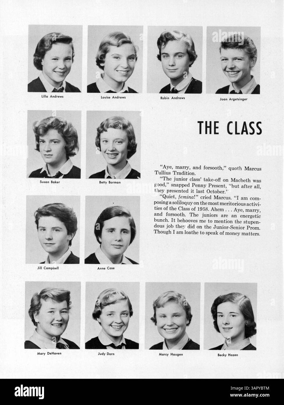 The 1957 'Tatler' yearbook from Northrop Collegiate School provides a ...