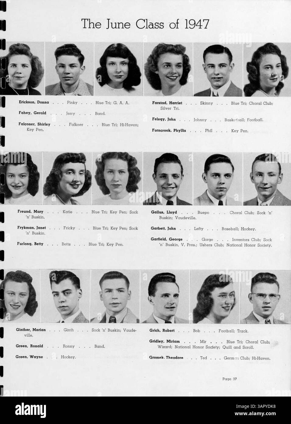 The 'Wizard Anniversary Number' of the 1947 Edison Yearbook offers a ...