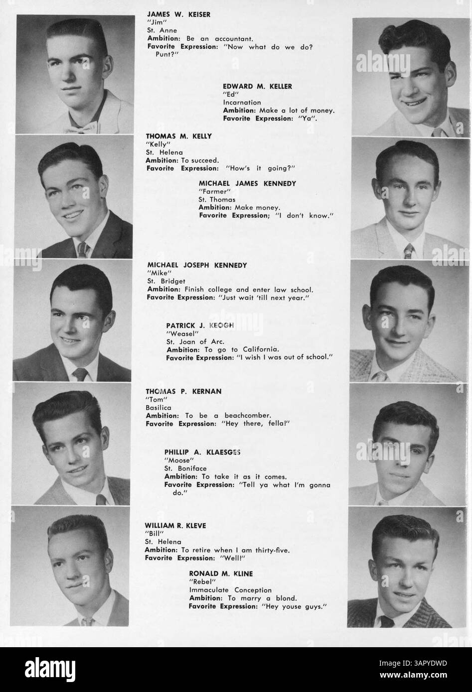 This 1959 Delta yearbook from De La Salle High School highlights ...