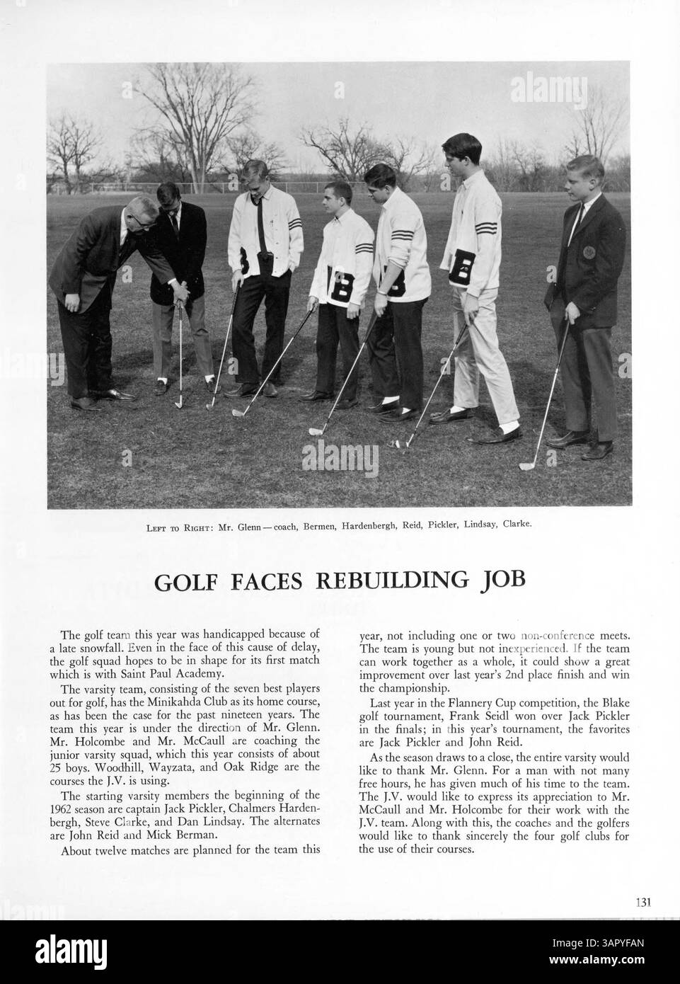 Blake School's 1962 yearbook provides an archival glimpse into the ...