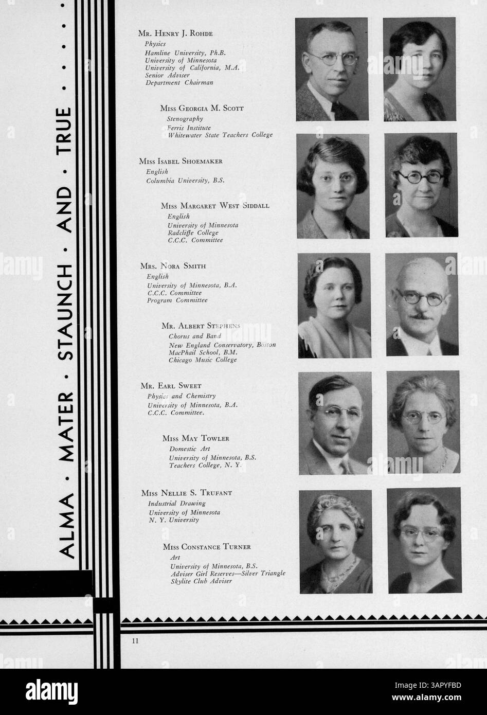 This 1933 yearbook from Central High documents the students, teachers ...