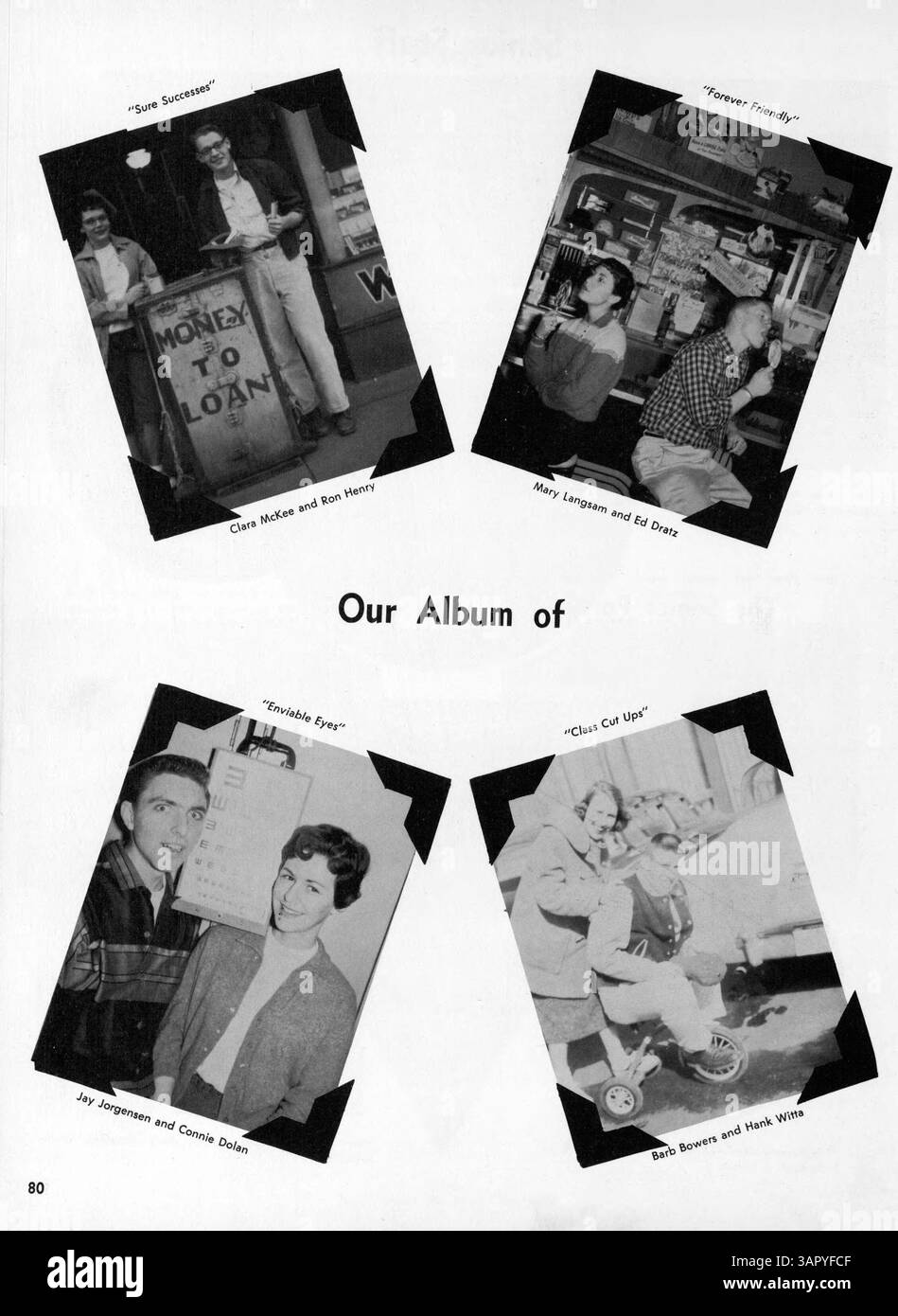 The 1957 Southwest High Yearbook, '1957 Wagistanian,' captures the ...