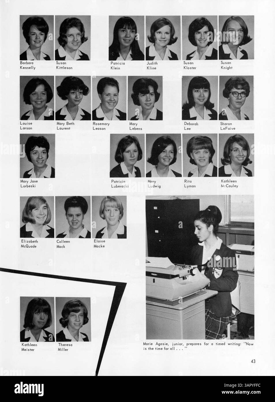 The 1965 'Dayesye' Yearbook from St. Margaret's Academy captures the ...