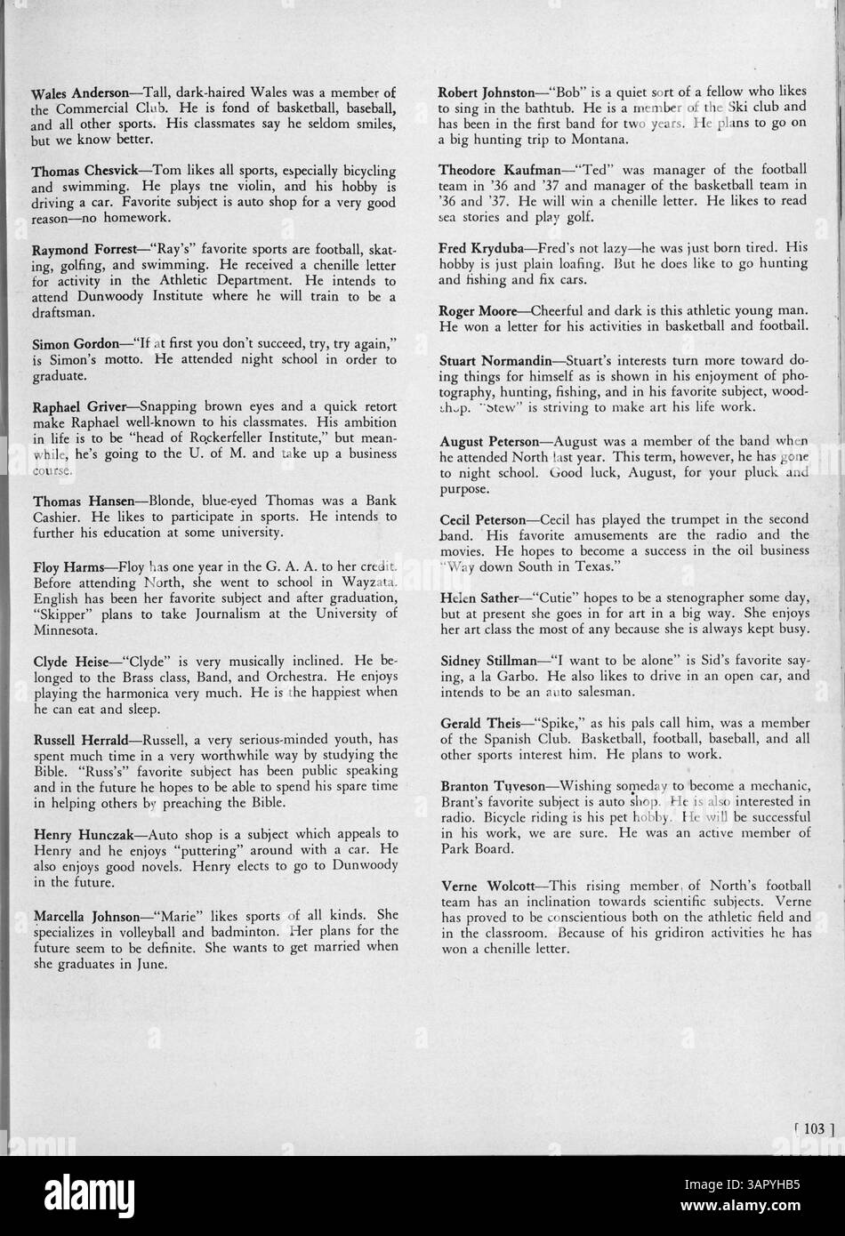 The 1937 North High Yearbook, Polaris, captures key moments from the ...