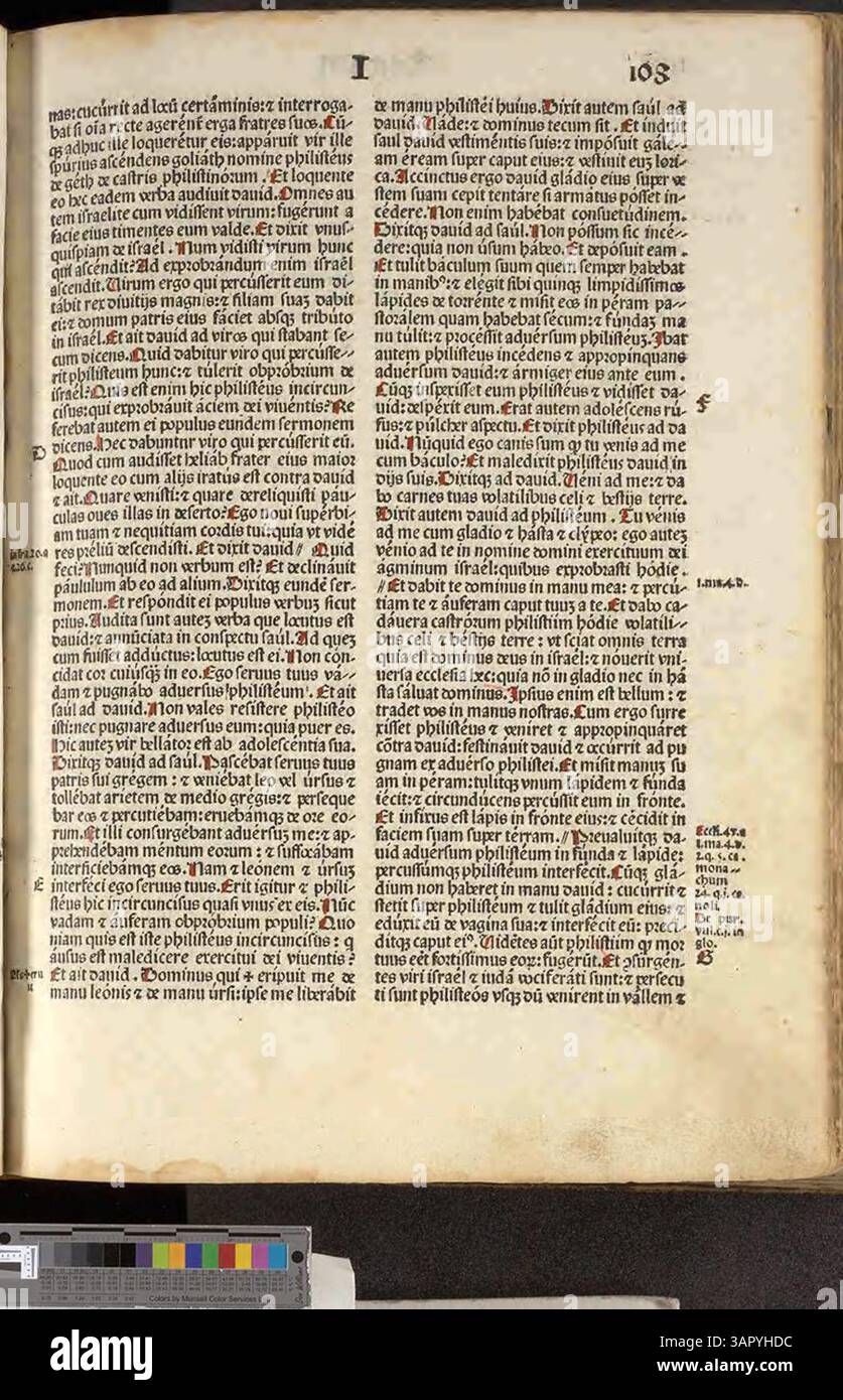 This Bible with concordances links the Old and New Testament texts ...