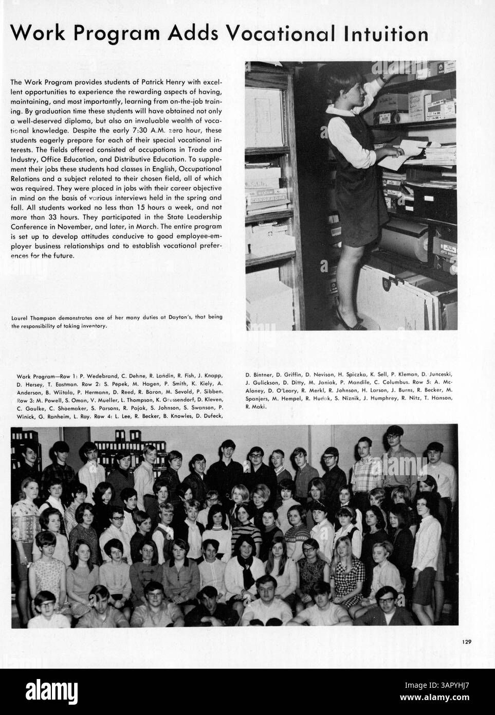 The 1969 Patrick Henry High School Yearbook, '69 Orator,' features the achievements of students ...