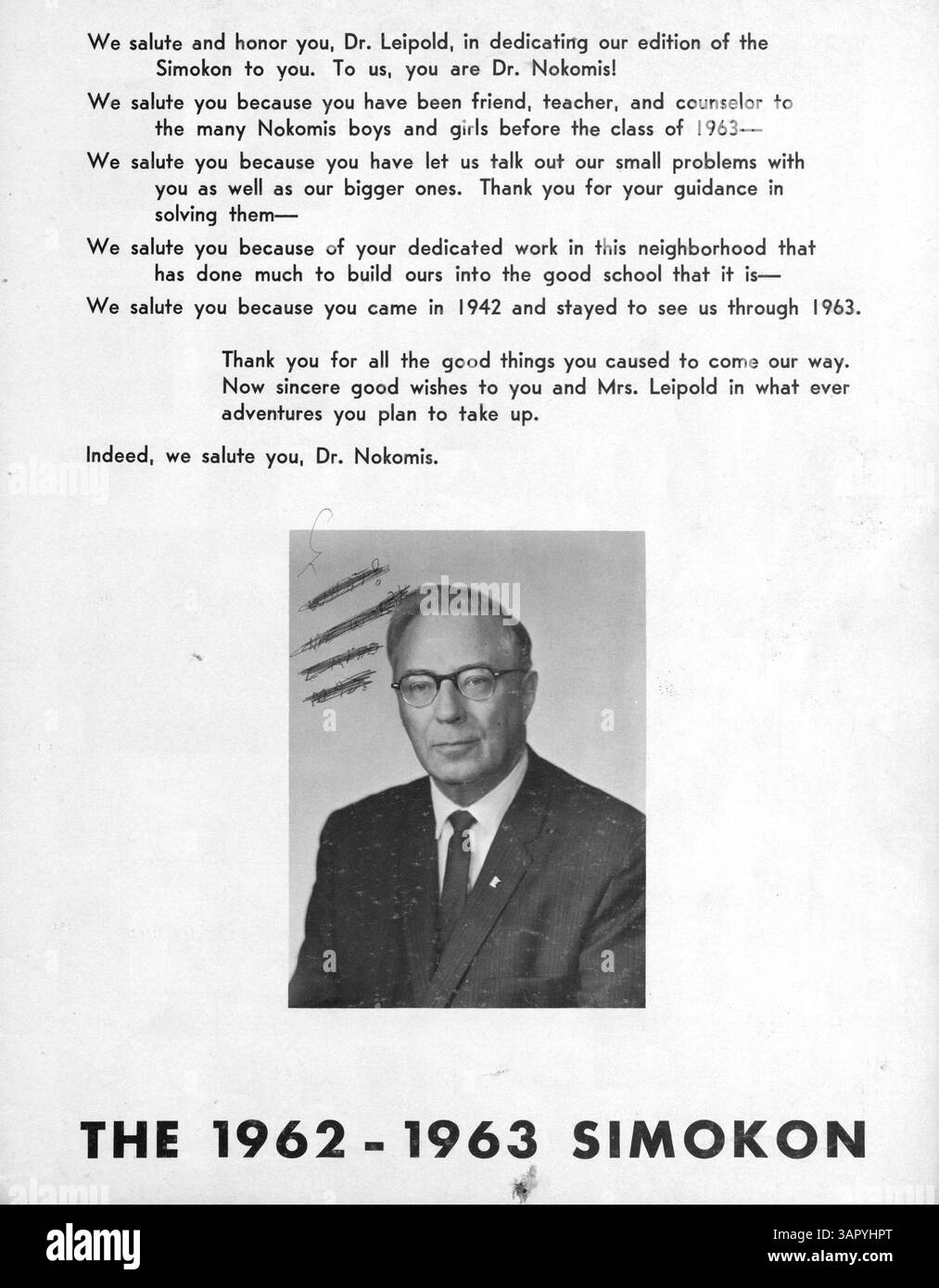 The 1963 'Simokon' yearbook from Nokomis Junior High School records ...