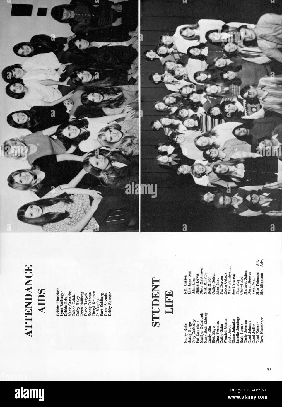 The 'Wizard 1972' Yearbook from Edison High School highlights the major ...