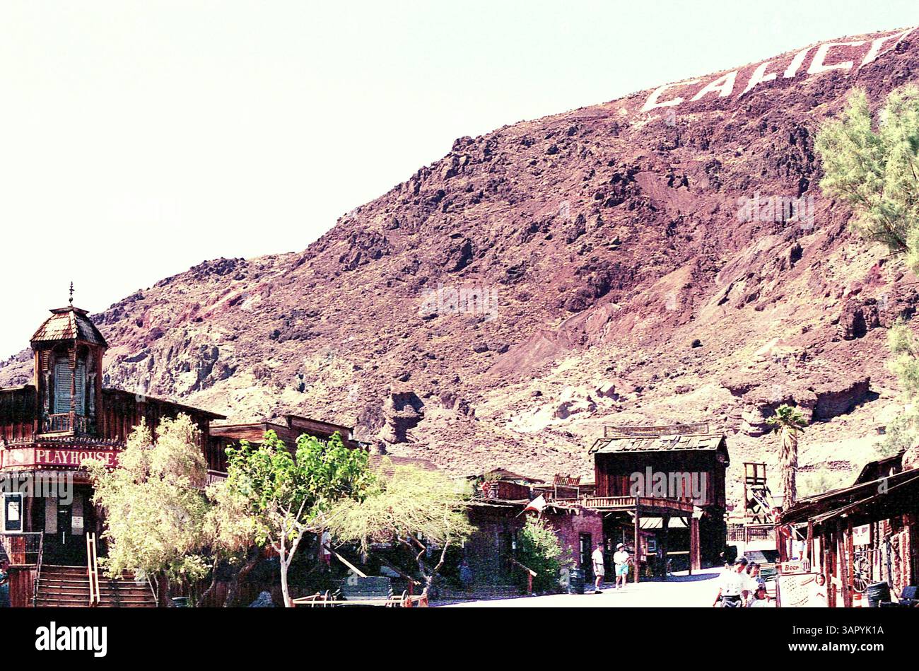 Calico, California, U.S.A., approx. 1985. Sightseeing in Calico Ghost ...