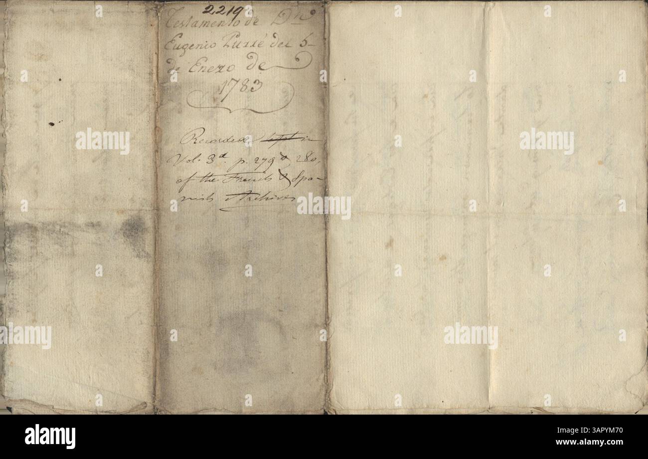 This sale document, dated January 5, 1783, records a property ...