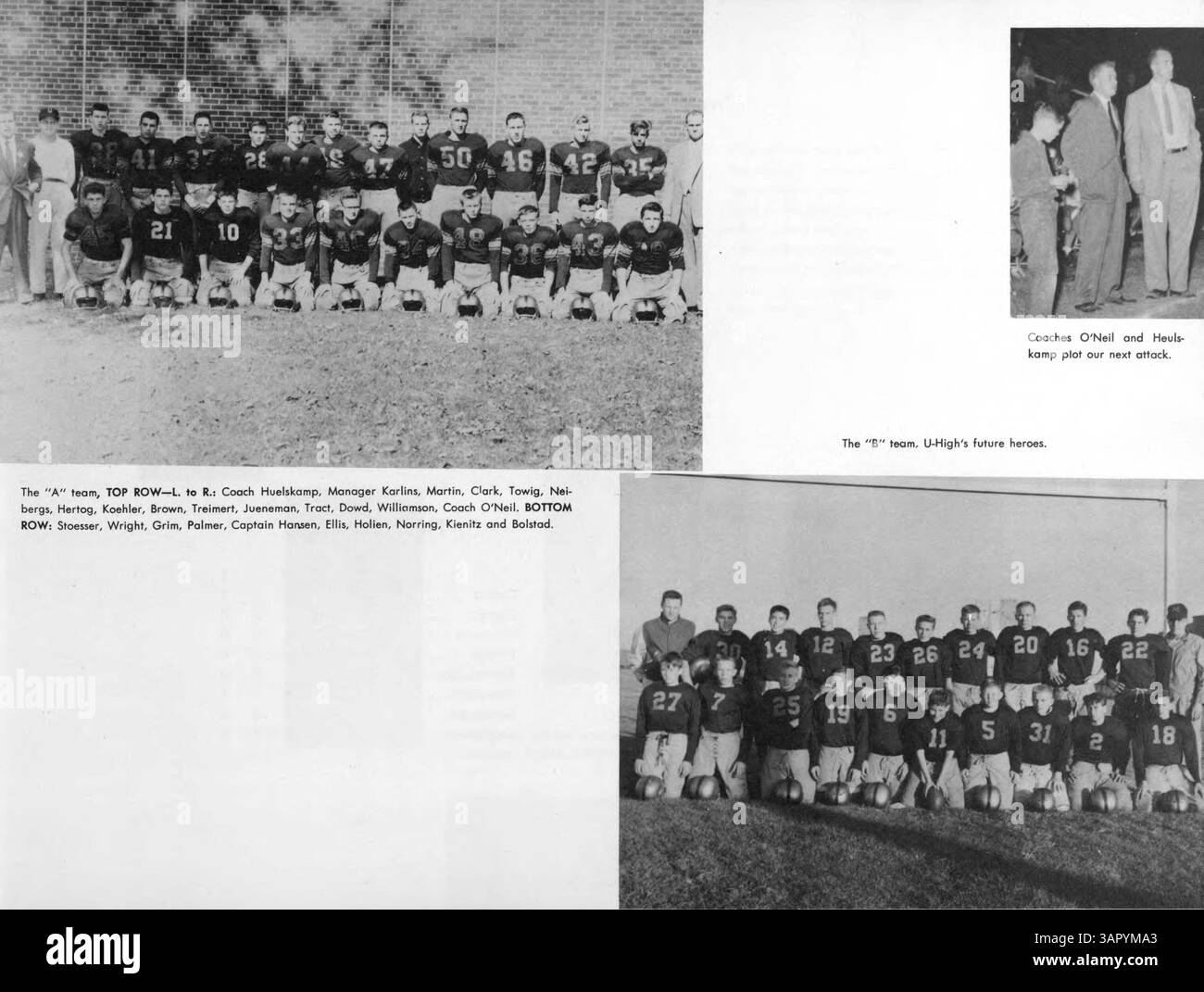 The 1957 University High School yearbook, Bisbila '57, highlights ...