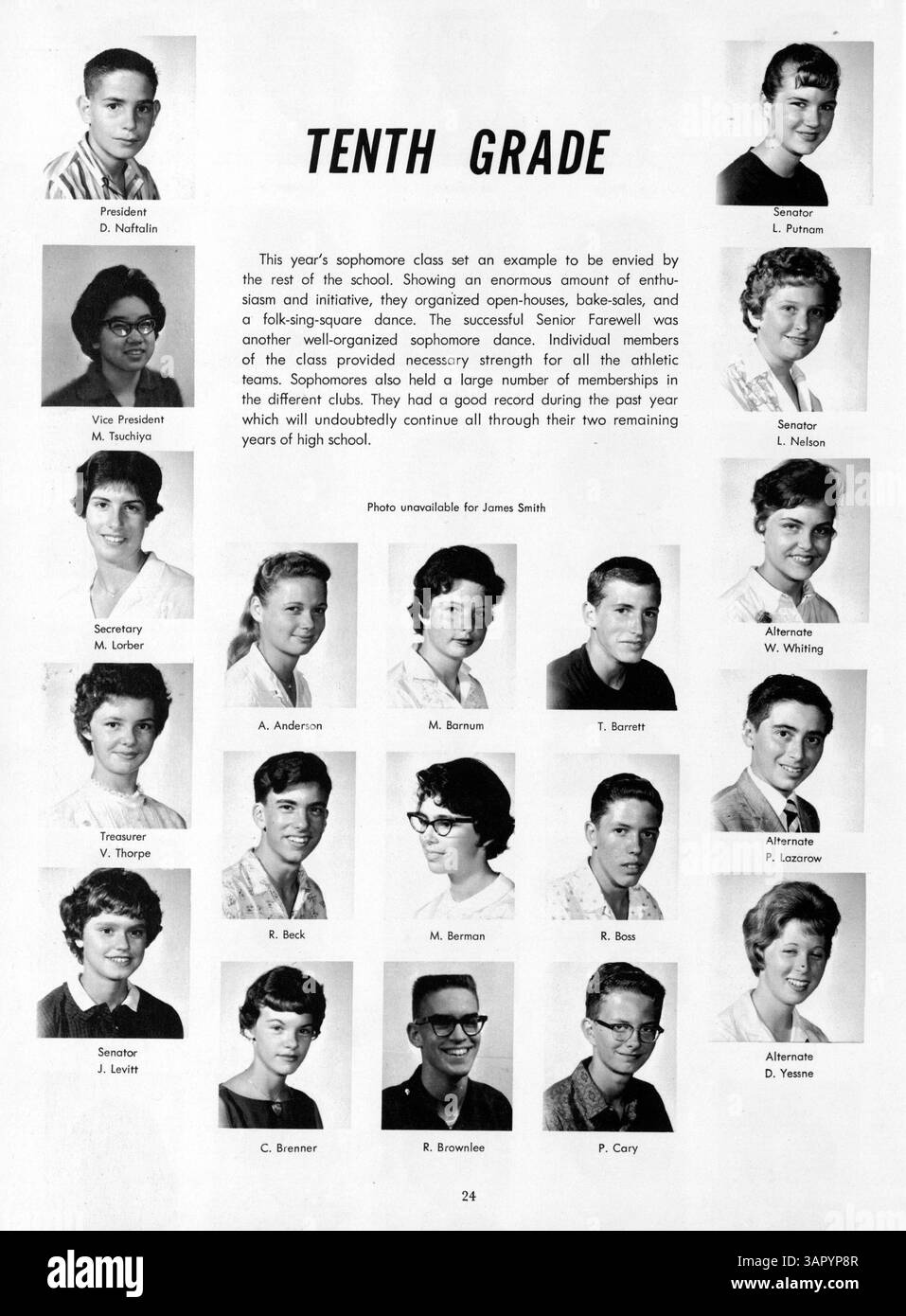 The Bisbila Yearbook from University High School (1961) records the ...