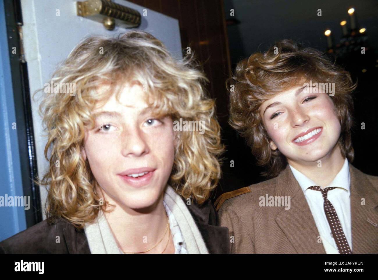 1979 Actress TATUM O'NEAL and boyfriend singer LEIF GARRETT (Credit Image: © Bob Noble/ZUMA Wire ...
