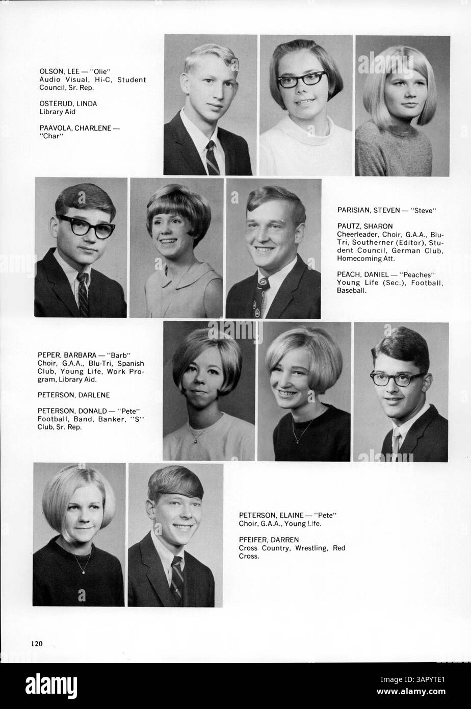 The 1968 South High Yearbook, Tiger, highlights students, teachers ...
