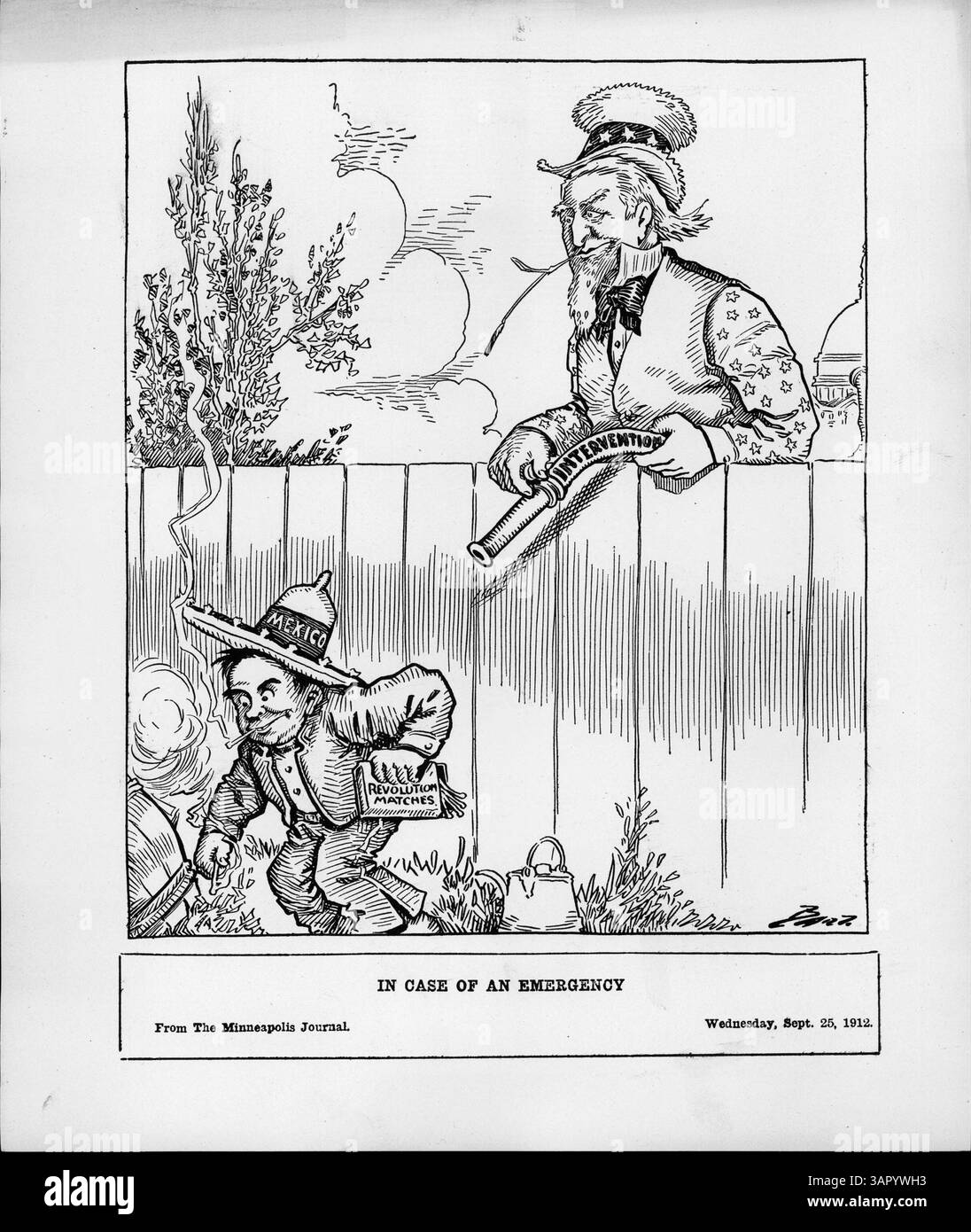 An illustration depicting a child in Mexico playing with revolution ...