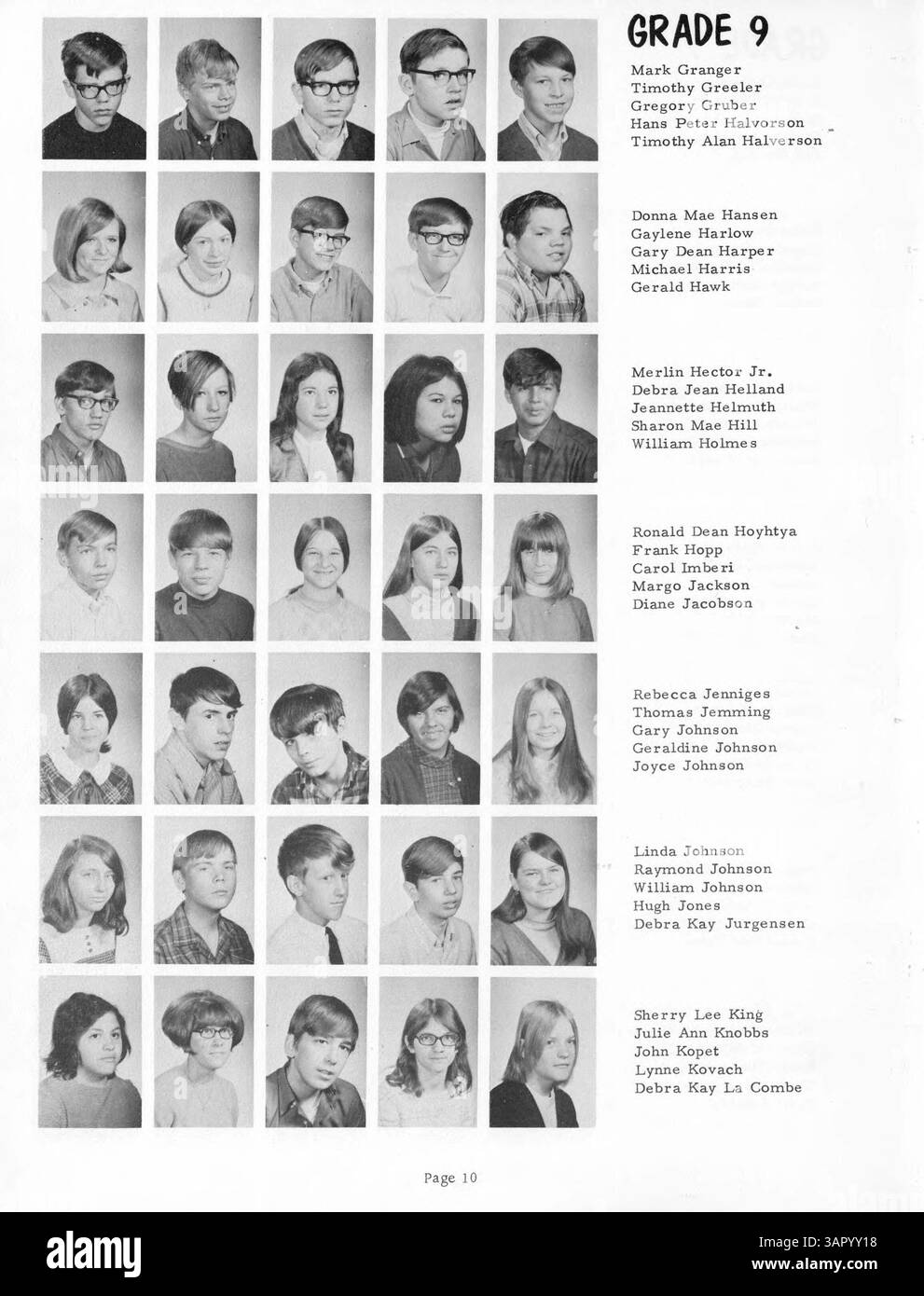 The Phillips Jr. High Yearbook for the 1968-1969 school year features ...