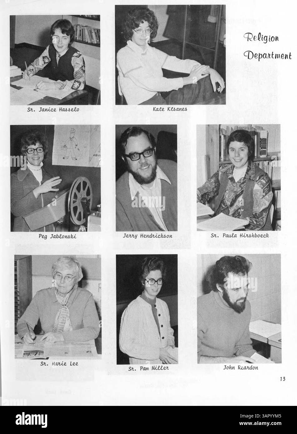 Regina High School's 1974 yearbook, Tapestry, chronicles the events ...