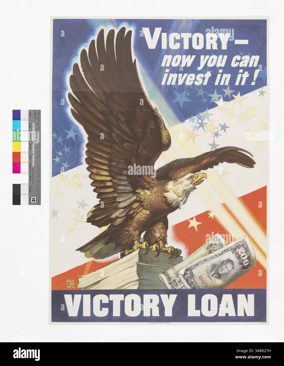 The Victory Loan poster encourages citizens to invest in war bonds ...