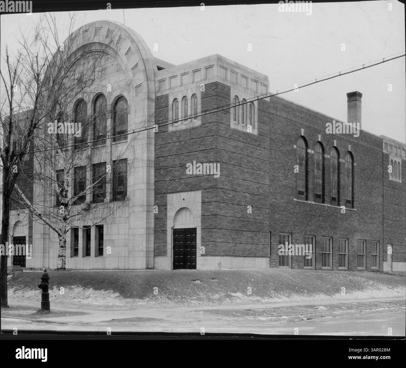 Beth El Synagogue's new building, prepared for its dedication services ...