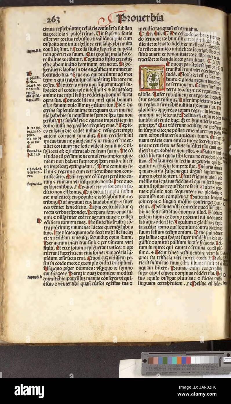 This edition of the Bible features concordances that connect the Old ...