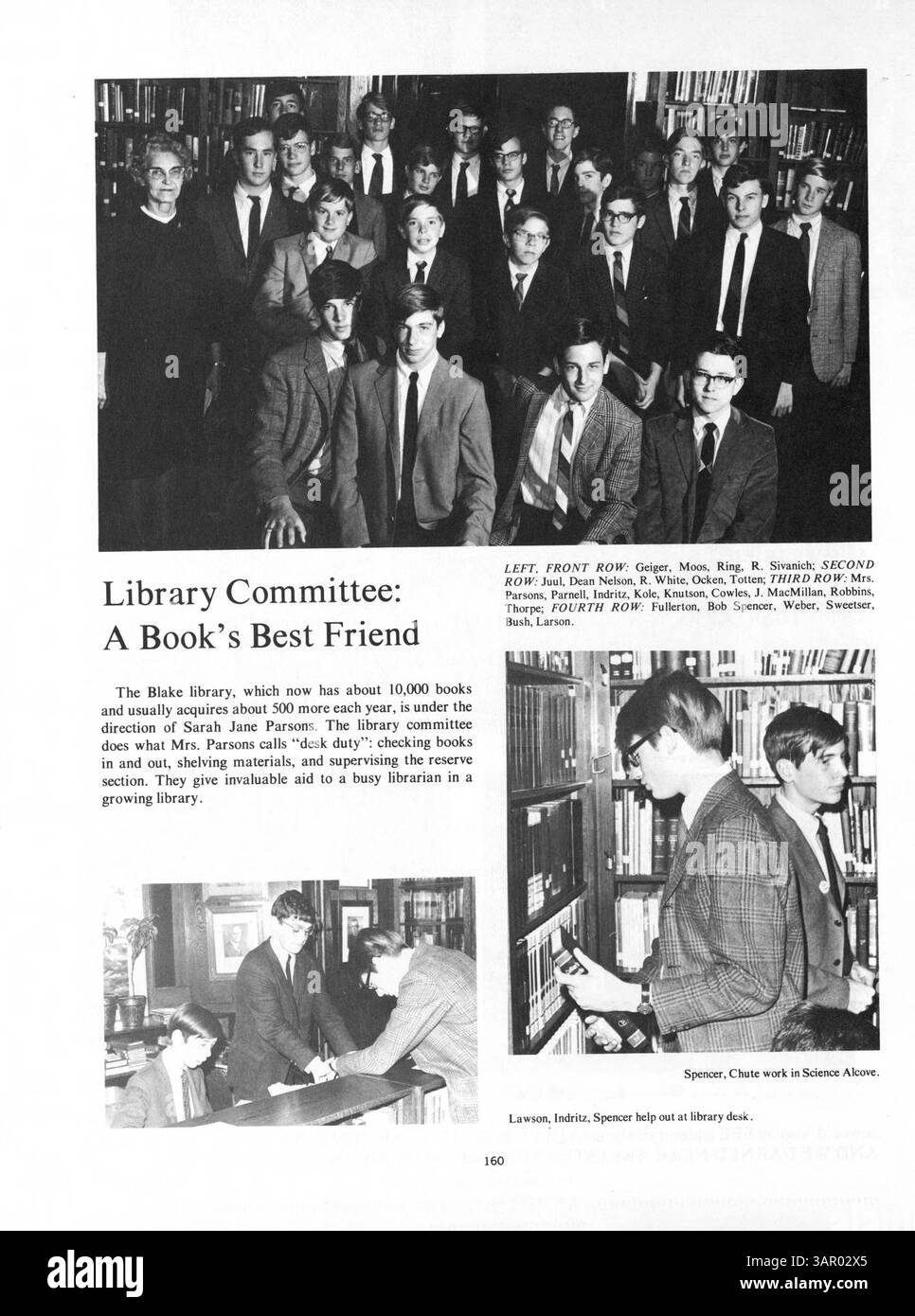 This 1969 Blake High School yearbook documents the students, faculty ...