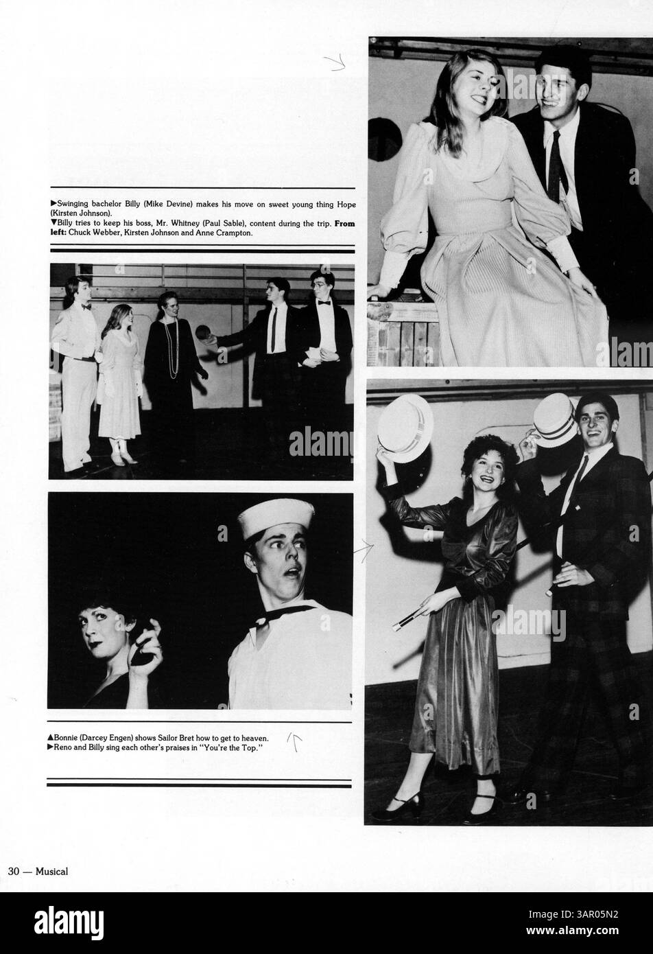 The Cooper High School yearbook from 1983 features senior portraits ...