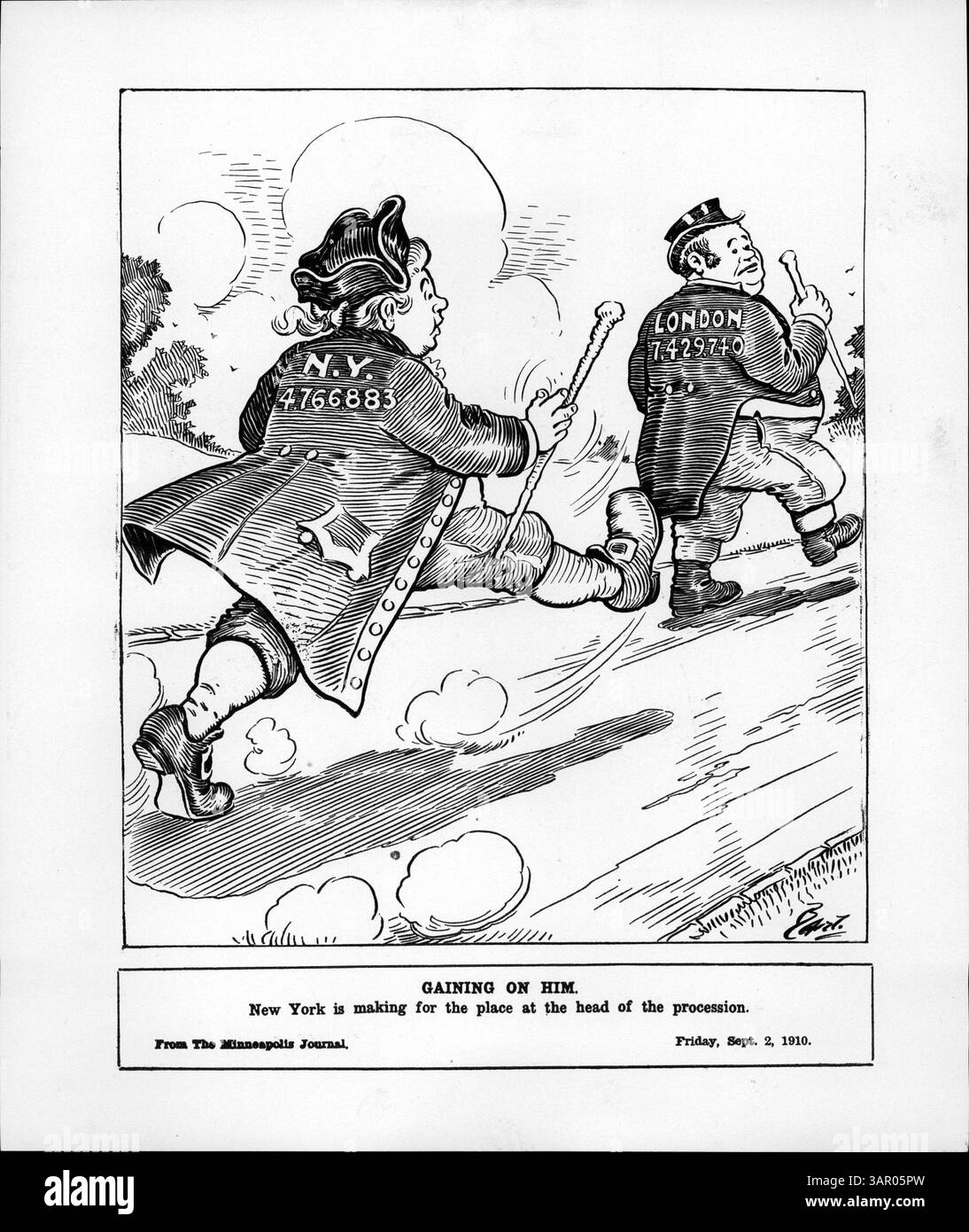 An American soldier in a Revolutionary War uniform labeled 'N.Y ...