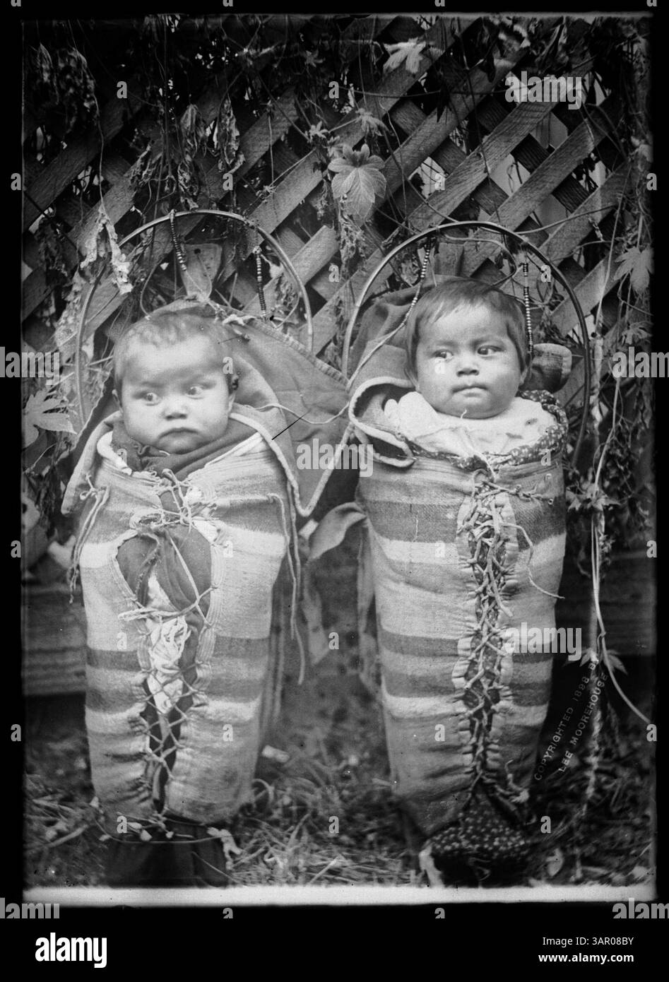 This Lee Moorhouse photograph features Cayuse twins, showcasing the ...