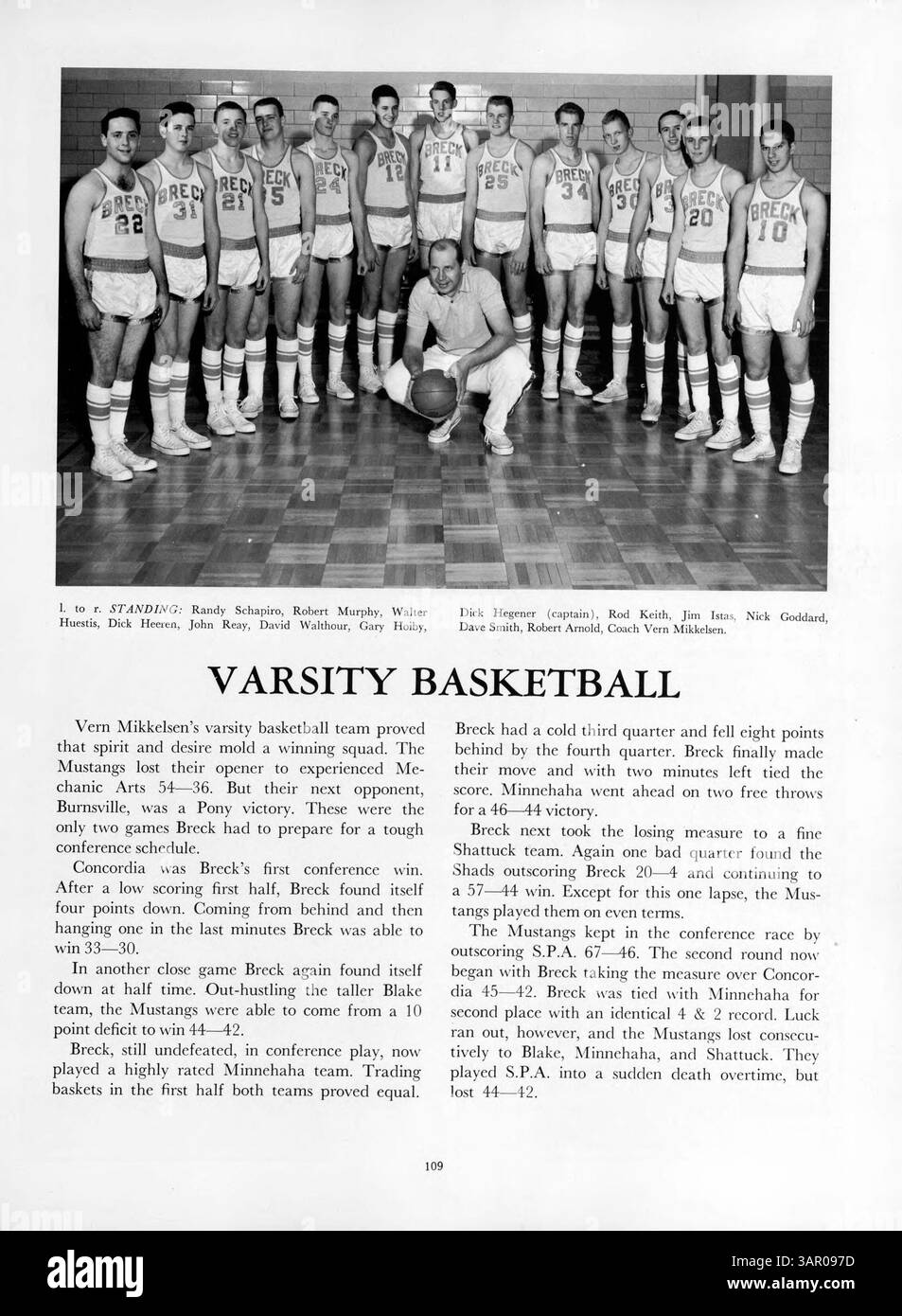 Breck High School’s Mustang Yearbook for 1962 documents key school ...