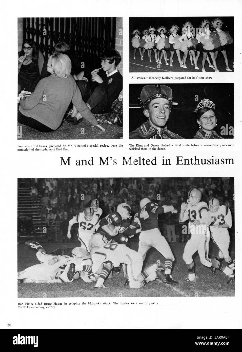 The 1967 yearbook from Kennedy High School documents key events and ...