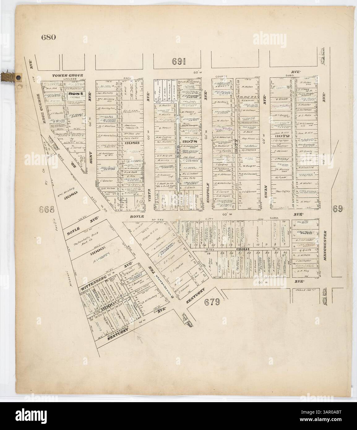 The Atlas of the City of St. Louis, Volume 2, includes detailed city ...