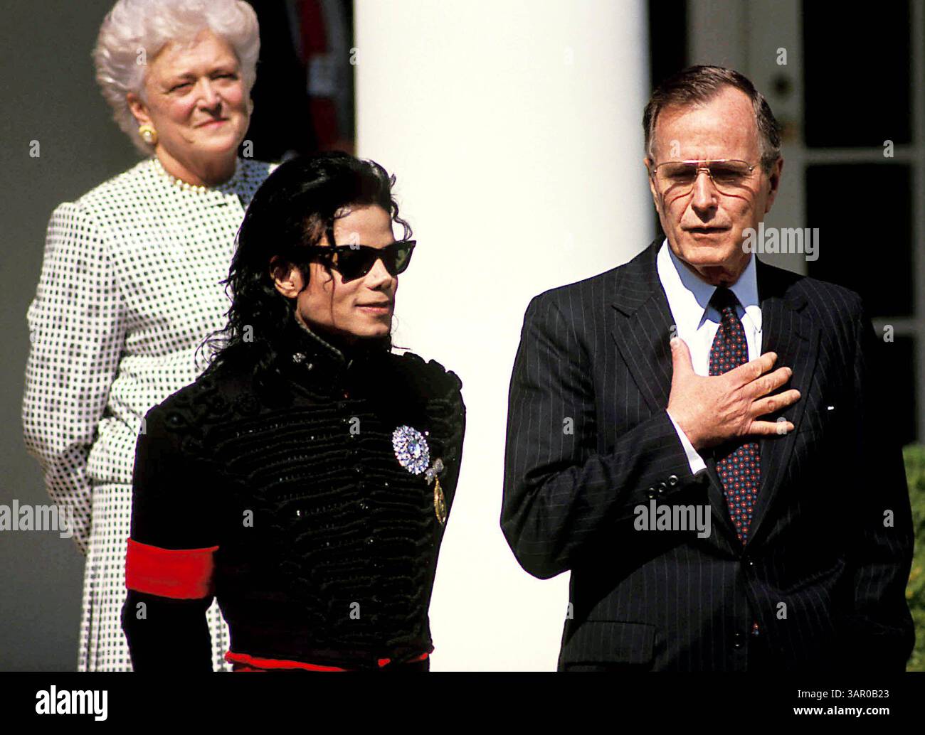 Jan. 1, 2011 - 15849.GEORGE BUSH SR AND WIFE BARBARA (BACK) AND MICHAEL ...