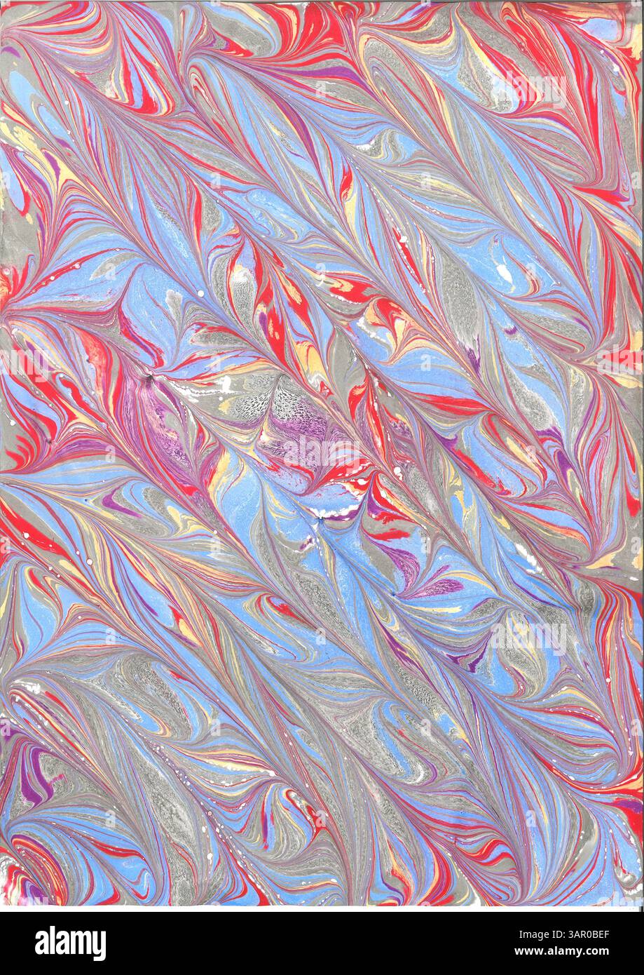 Handmarbled paper hi-res stock photography and images - Alamy