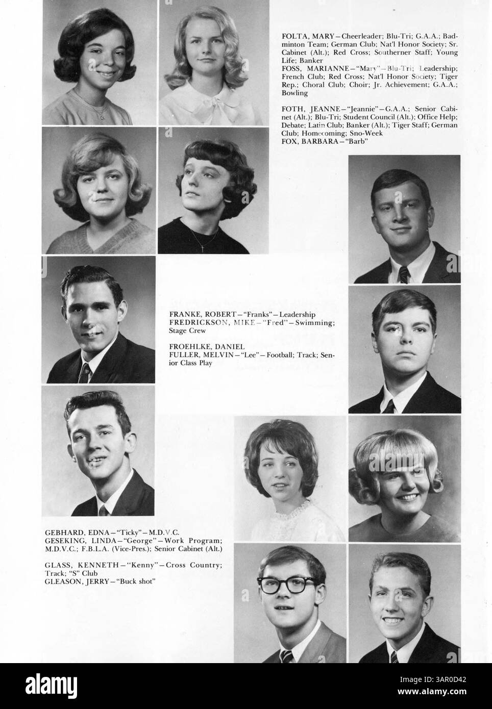 The 1965 South High Yearbook captures key moments from the 1964-1965 ...