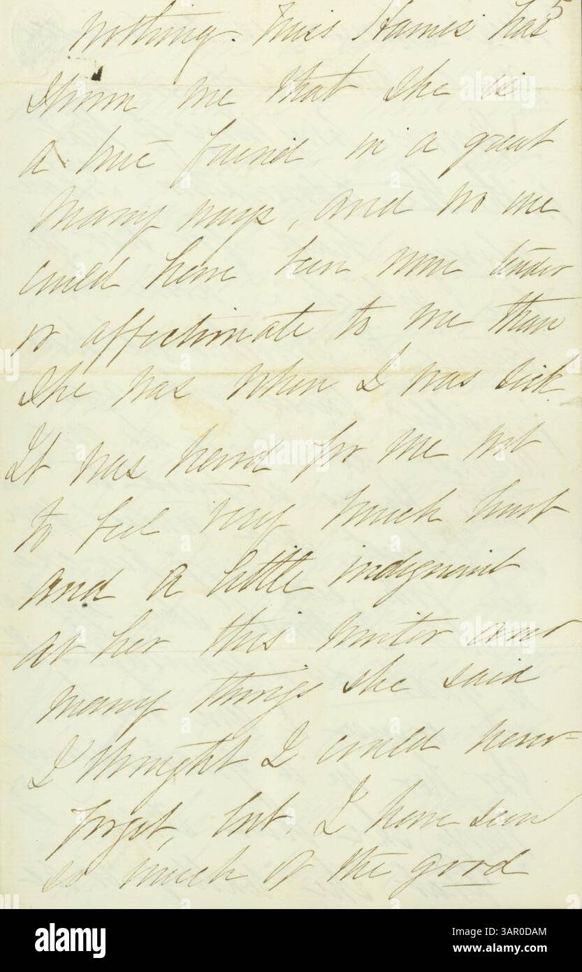 Nelly Blow's letter to her mother discusses Miss Haines, the merits of ...