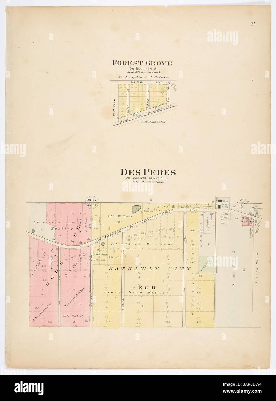 This 1909 Plat Book offers comprehensive maps of St. Louis County ...