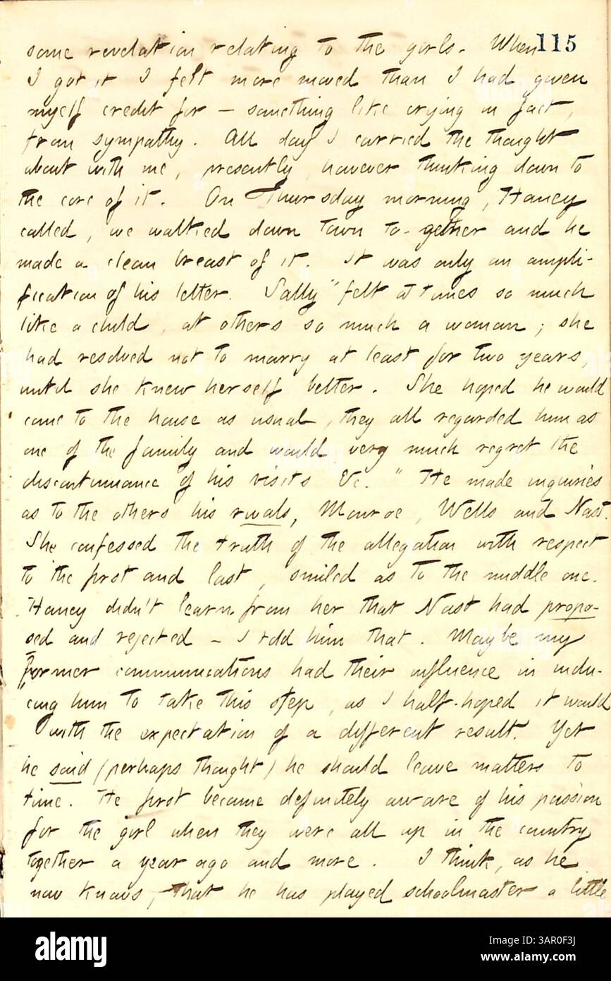 This diary entry by Thomas Butler Gunn, dated October 26, 1859 ...